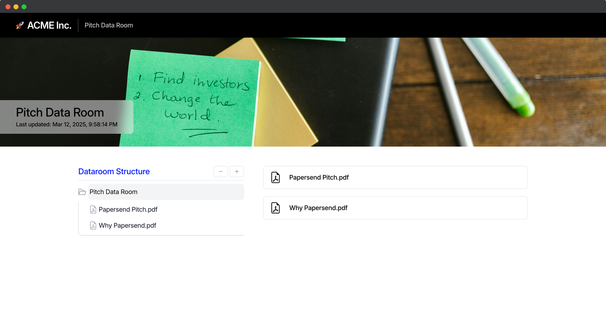 Document Tracking and Data Rooms | Free DocSend Alternative